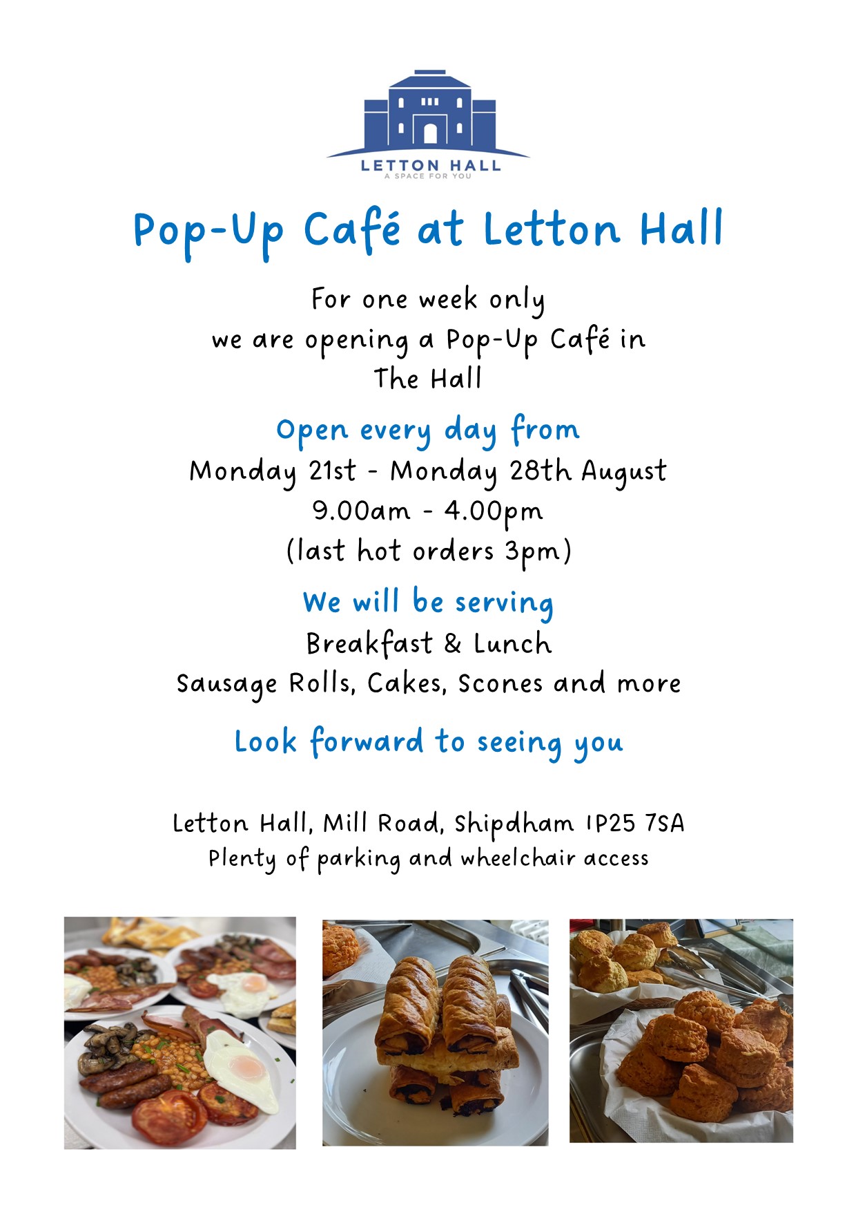 Pop-Up Cafe | Letton Hall Trust